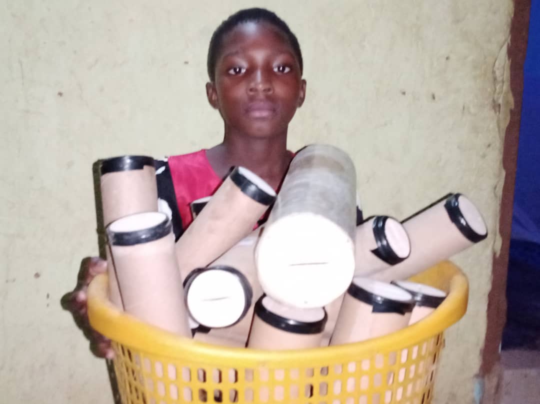 9-year-old girl takes on manufacturing of 'susu' box for a living ...