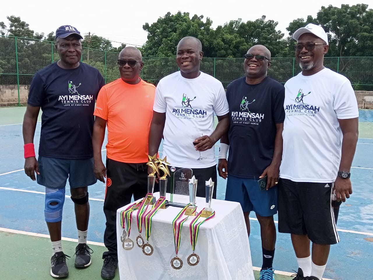 Chairman of Ayi Mensah Tennis Club honored for promoting tennis in ...